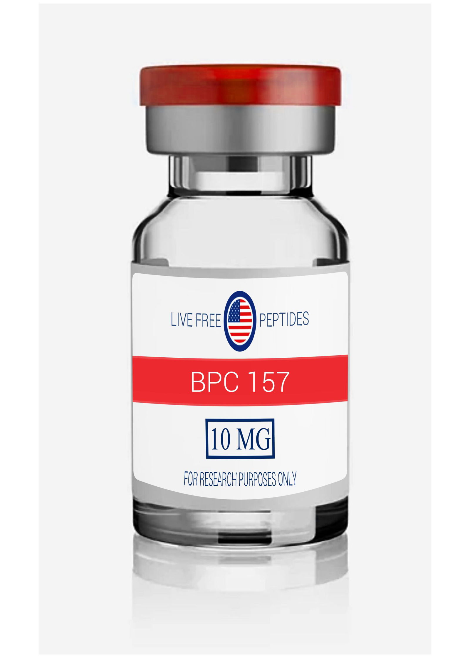 BPC 157 10mg - Live Free Peptides